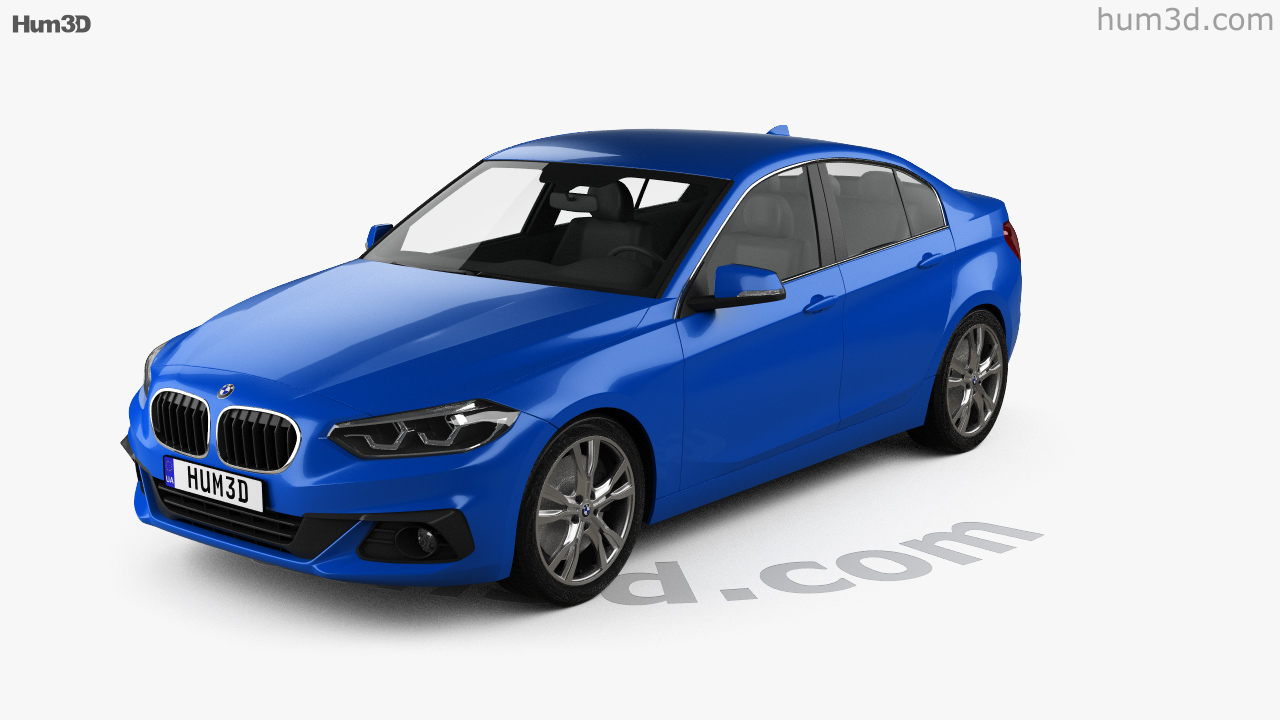 360 view of BMW 1 Series (F52) Sport Line sedan 2020 3D model - Hum3D store