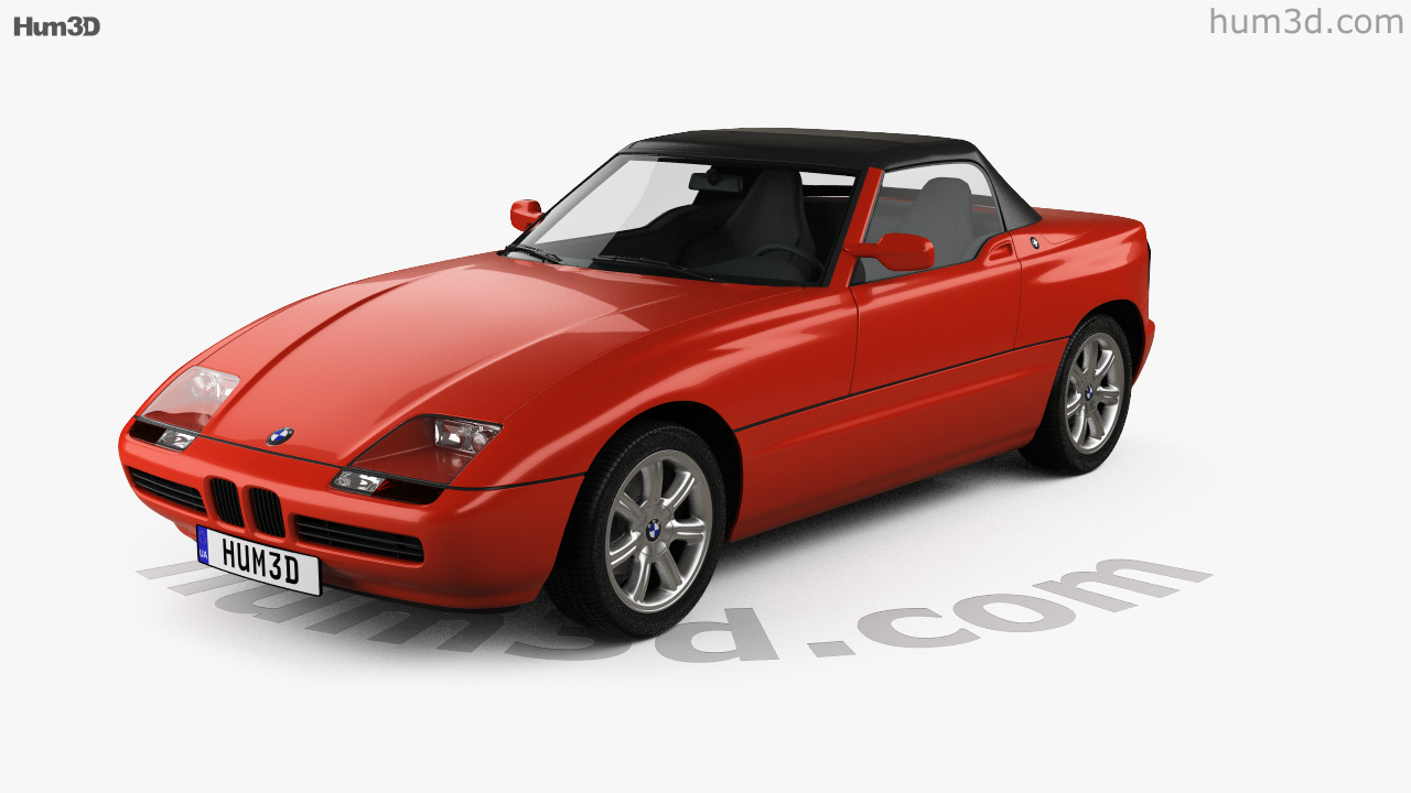 360 view of BMW Z1 1991 3D model - Hum3D store