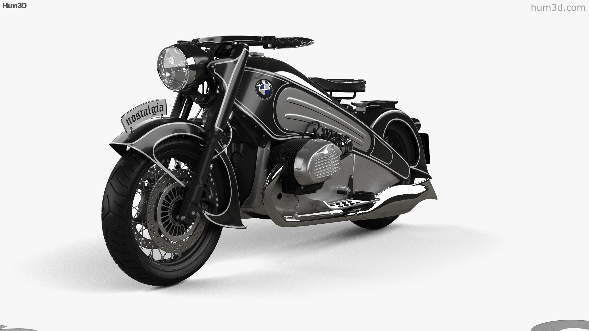 360 view of BMW R7 Nostalgia 2020 3D model - Hum3D store