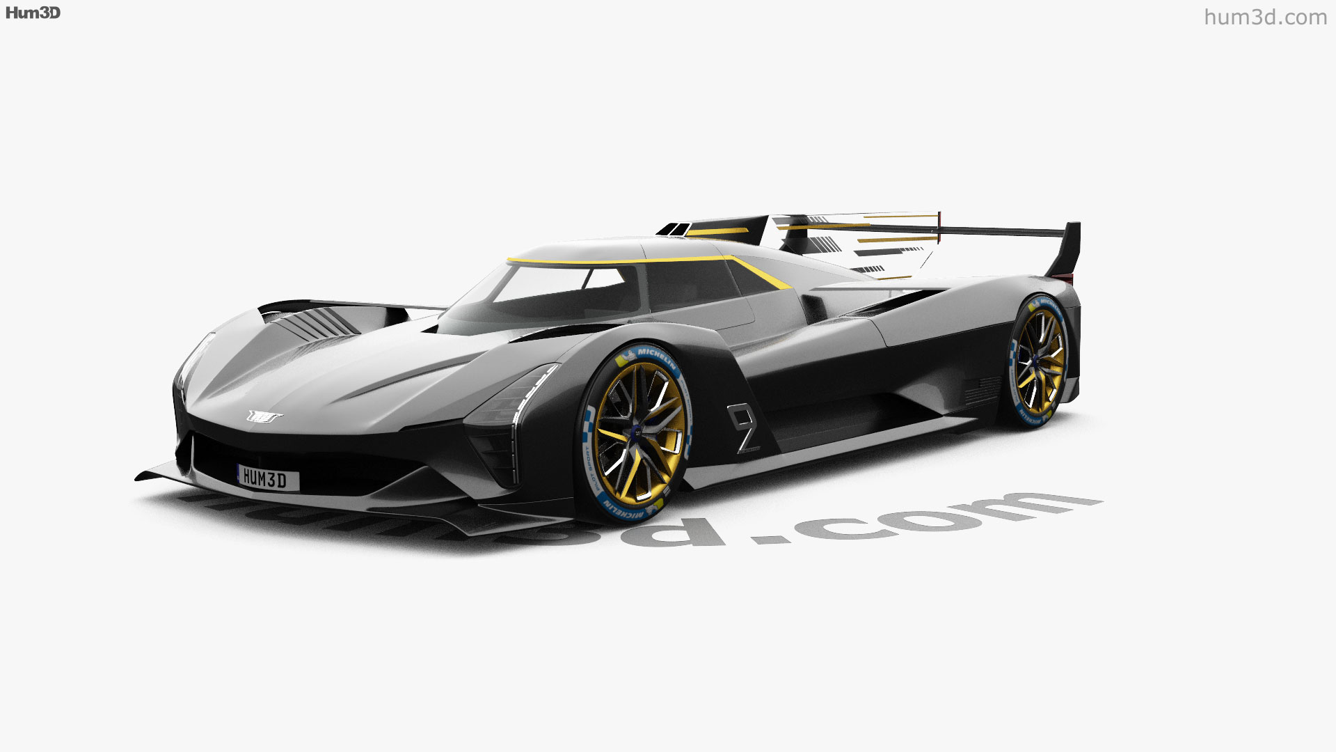 Cadillac Project GTP Hypercar 2022 3D модель - Круговой обзор 360 ...