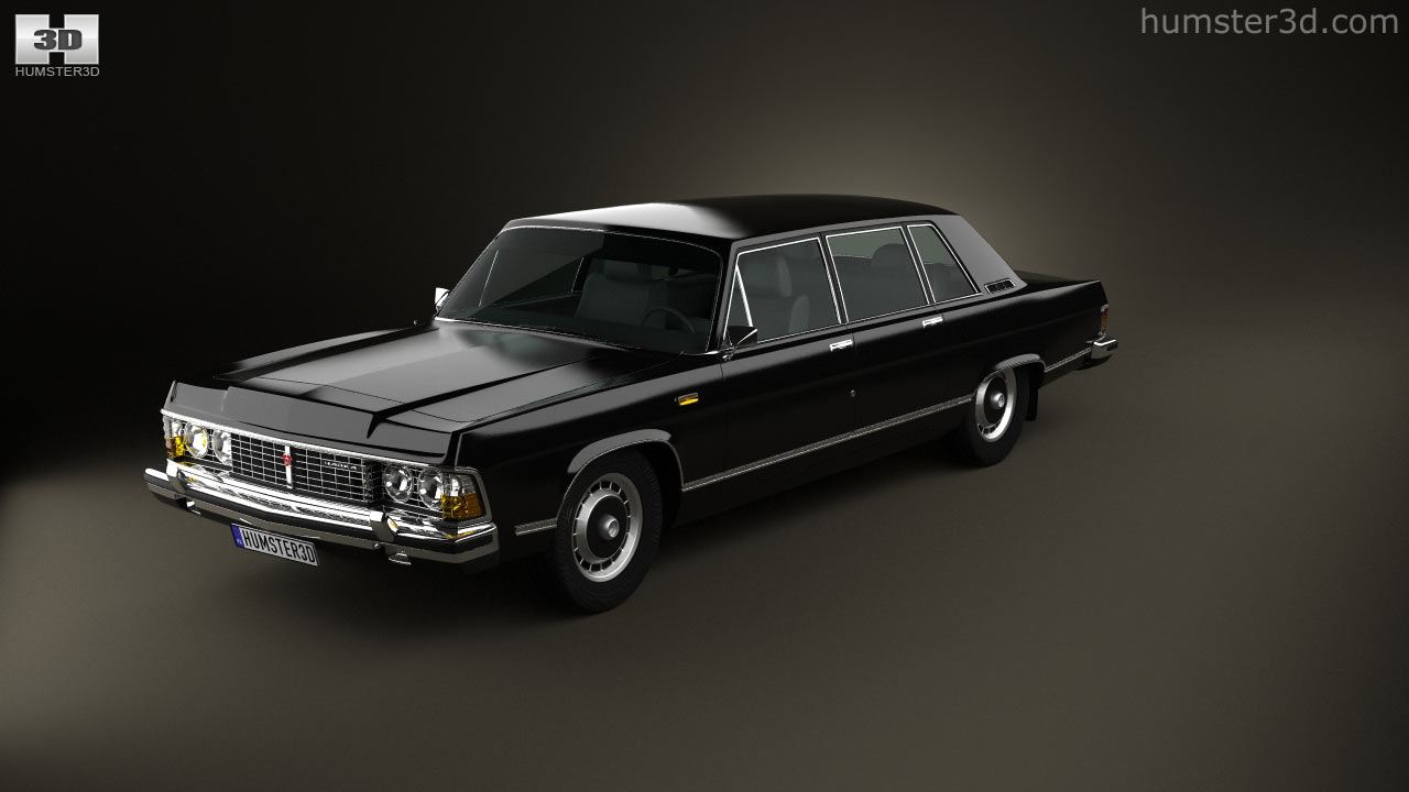 360 view of GAZ 14 Chaika 1976 3D model - Hum3D store