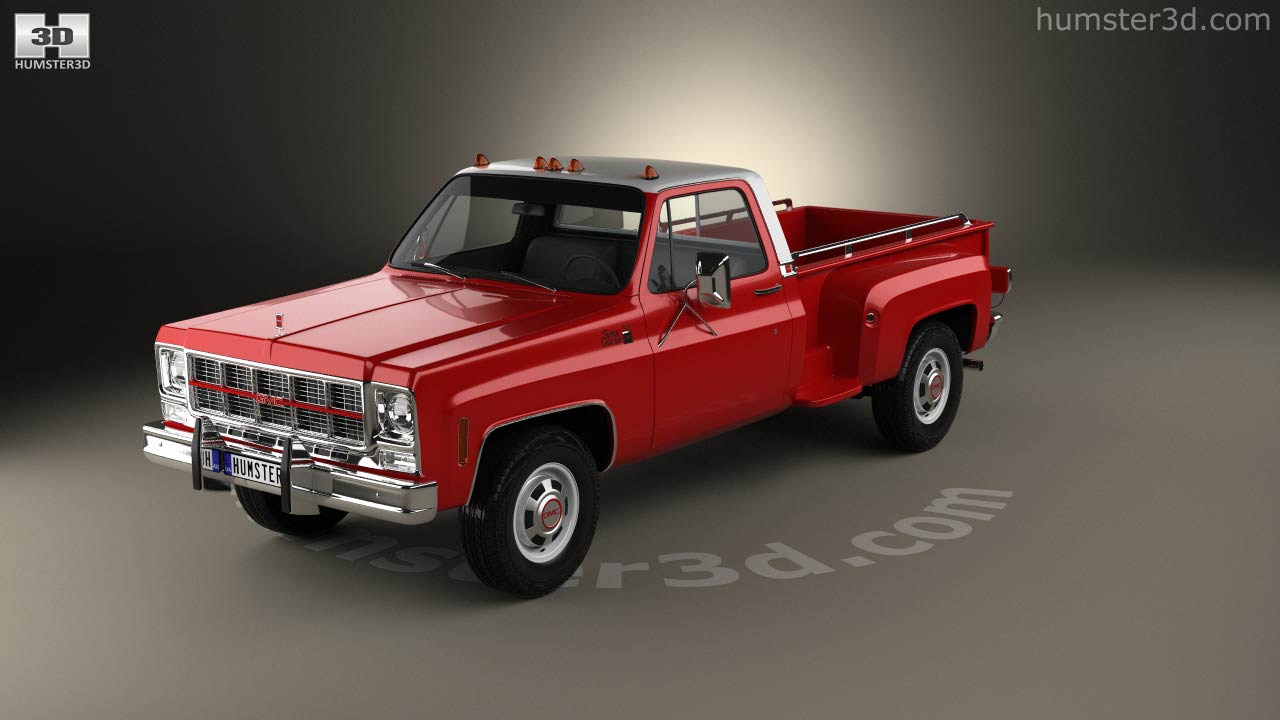 360 view of GMC Sierra Grande 454 Pickup 1979 3D model - Hum3D store