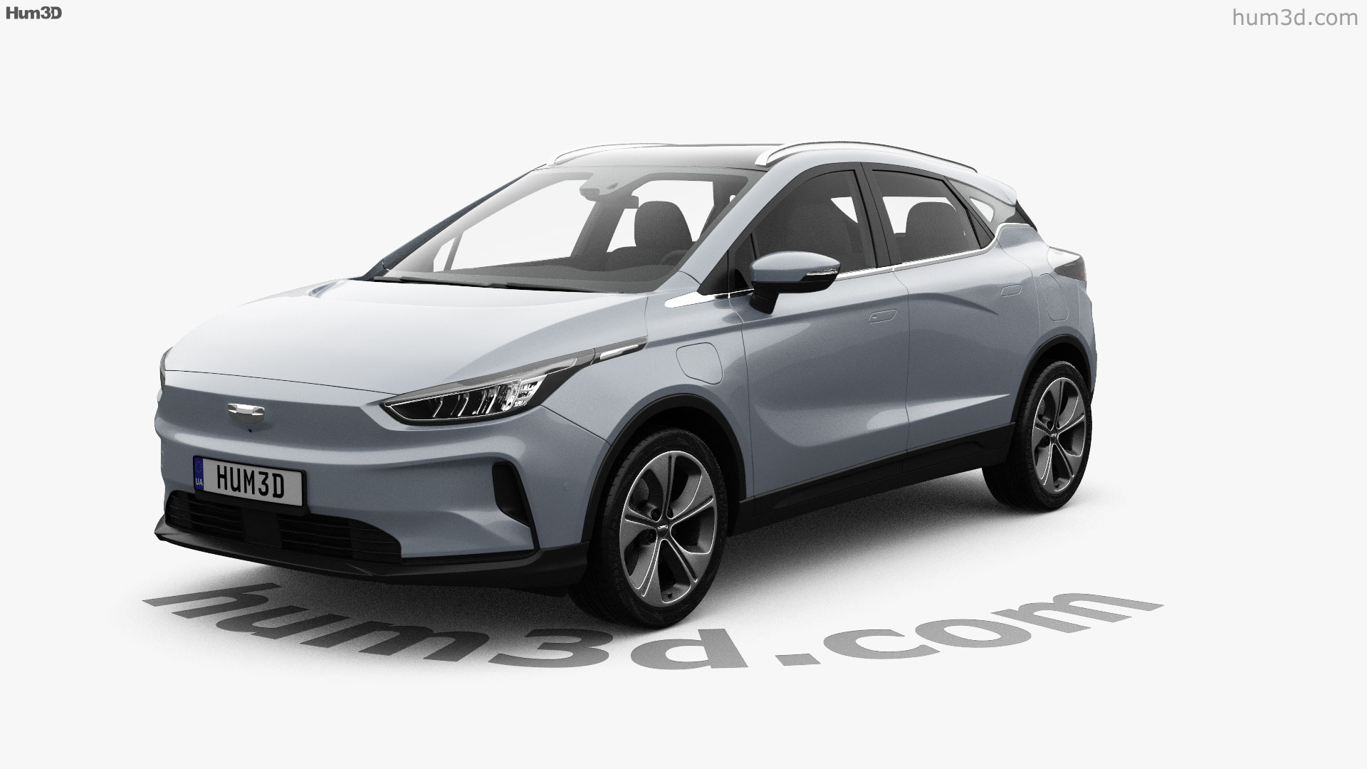360度查看 Geely Geometry C 2020 3D模型 - Hum3D商店