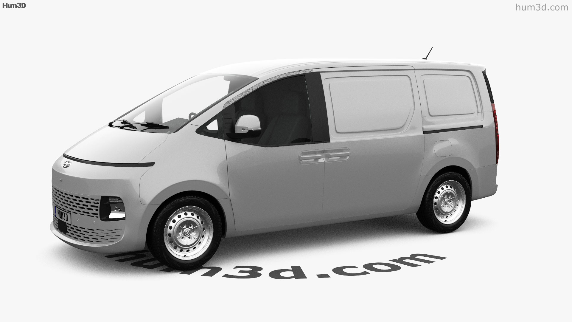 Hyundai Staria Premium With HQ Interior 2021 3D Model