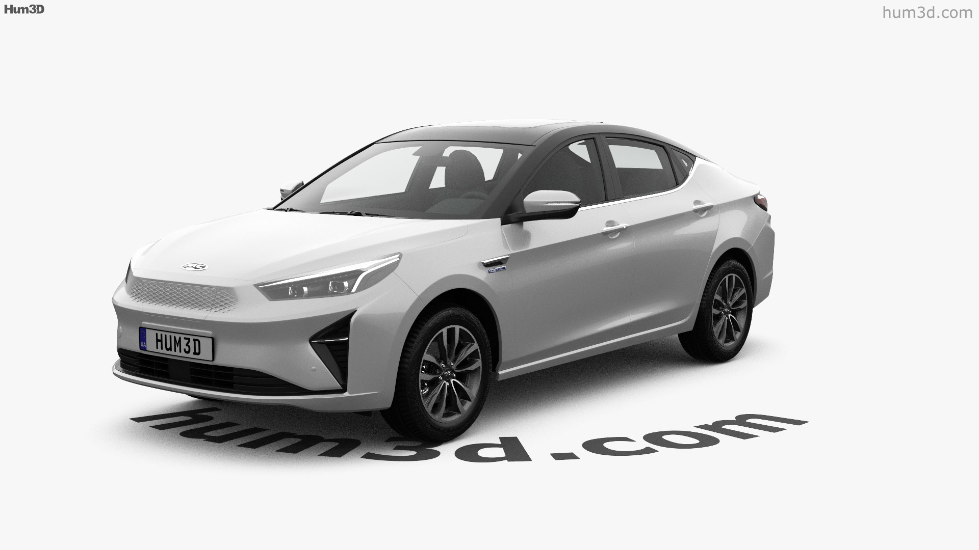 Vista 360 del modelo 3D de JAC EJ7 2022 - Tienda Hum3D