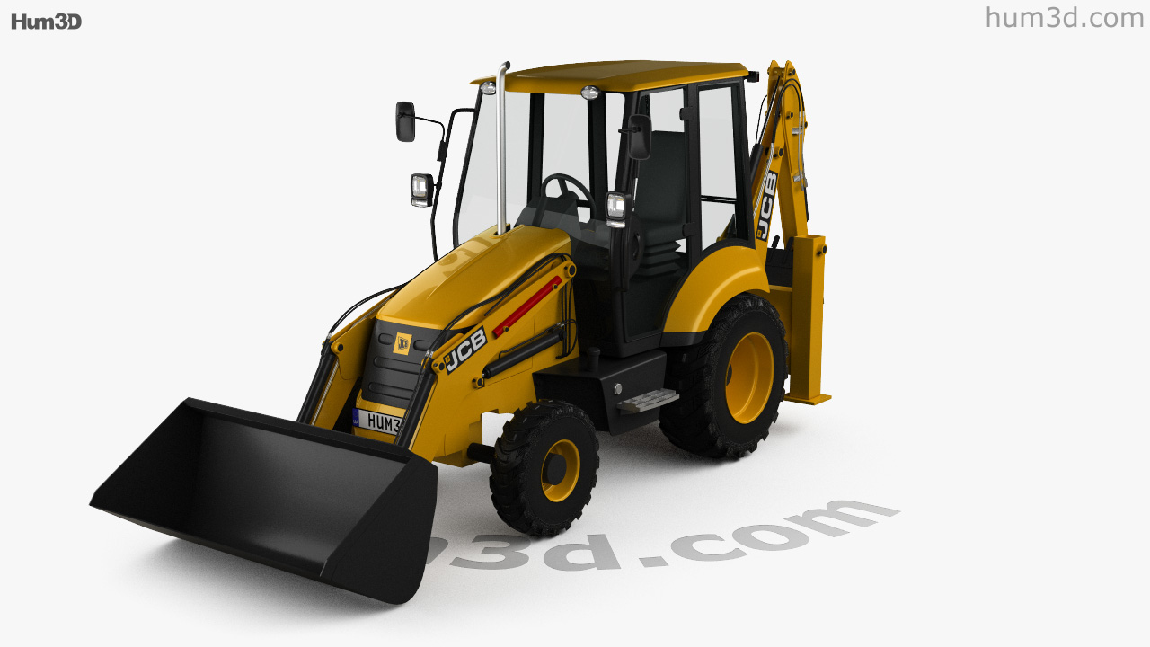 JCB Backhoe Loader 3CX Tractor Download Free 3D Model By, 42% OFF