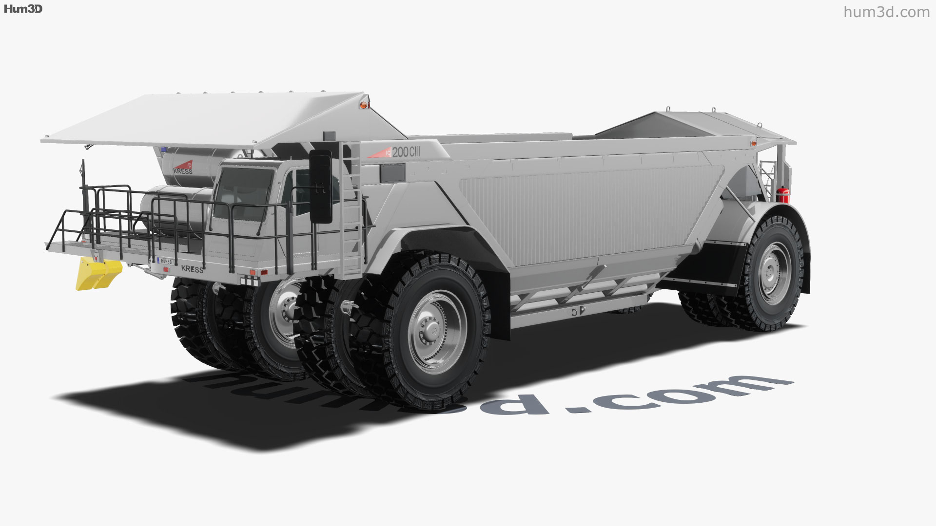 360 view of Kress 200CIII Coal Hauler 2022 3D model - Hum3D store