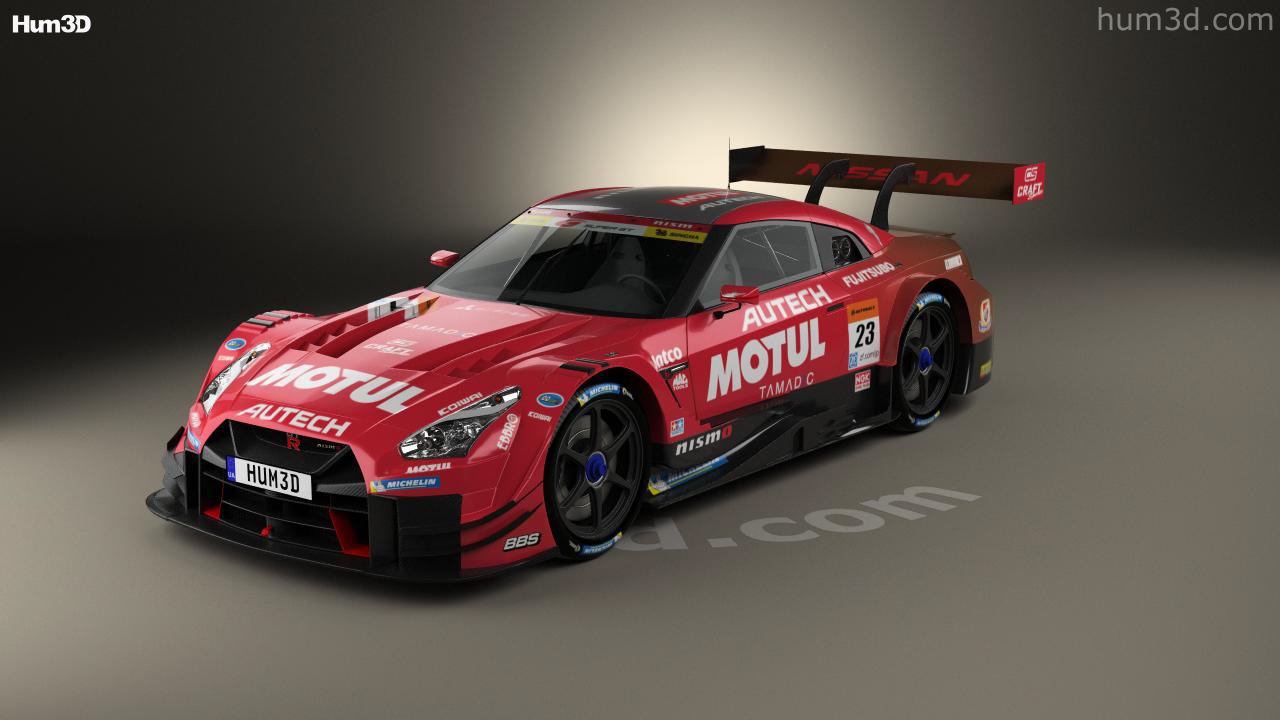 360 view of Nissan GT-R GT500 Motul 2020 3D model - Hum3D store
