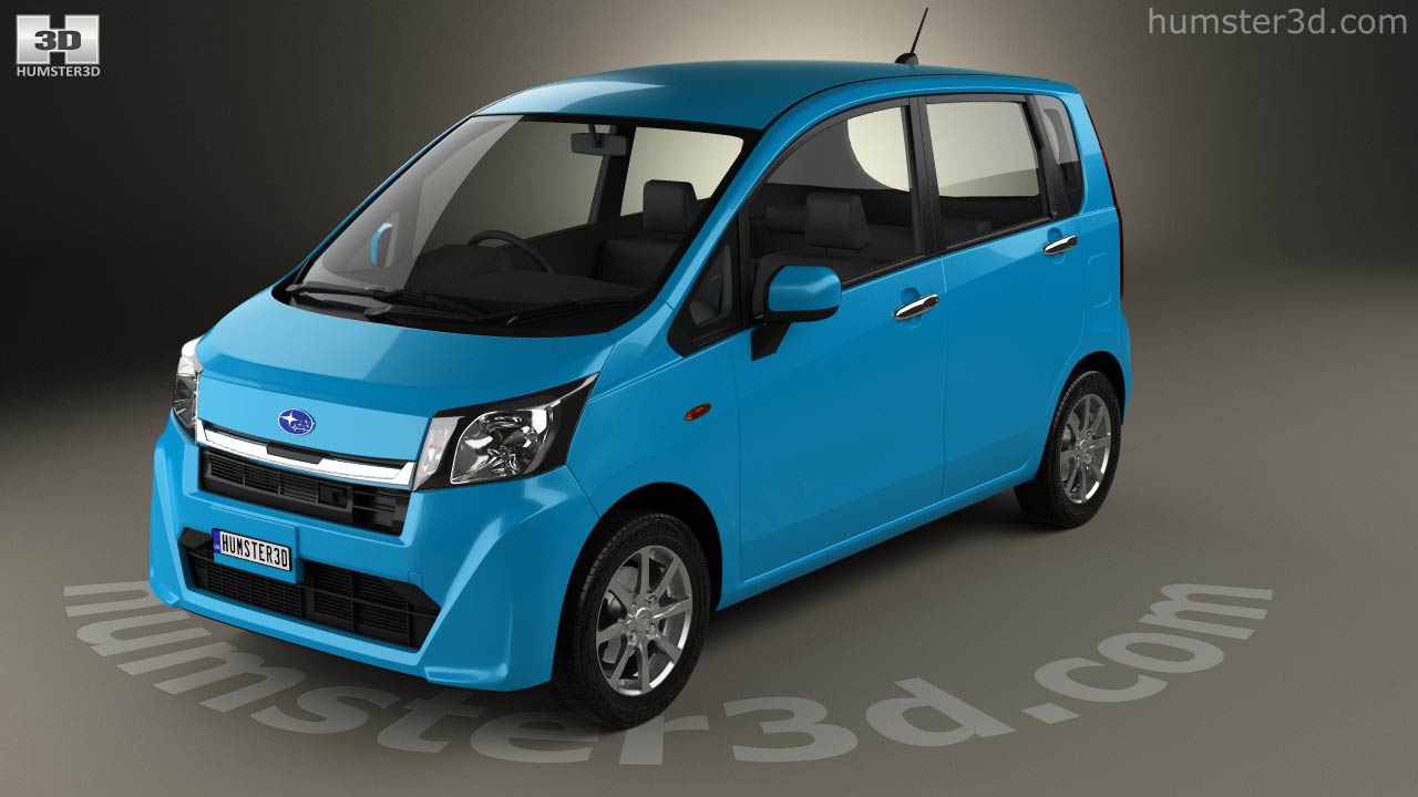 360 view of Subaru Stella 2015 3D model - Hum3D store