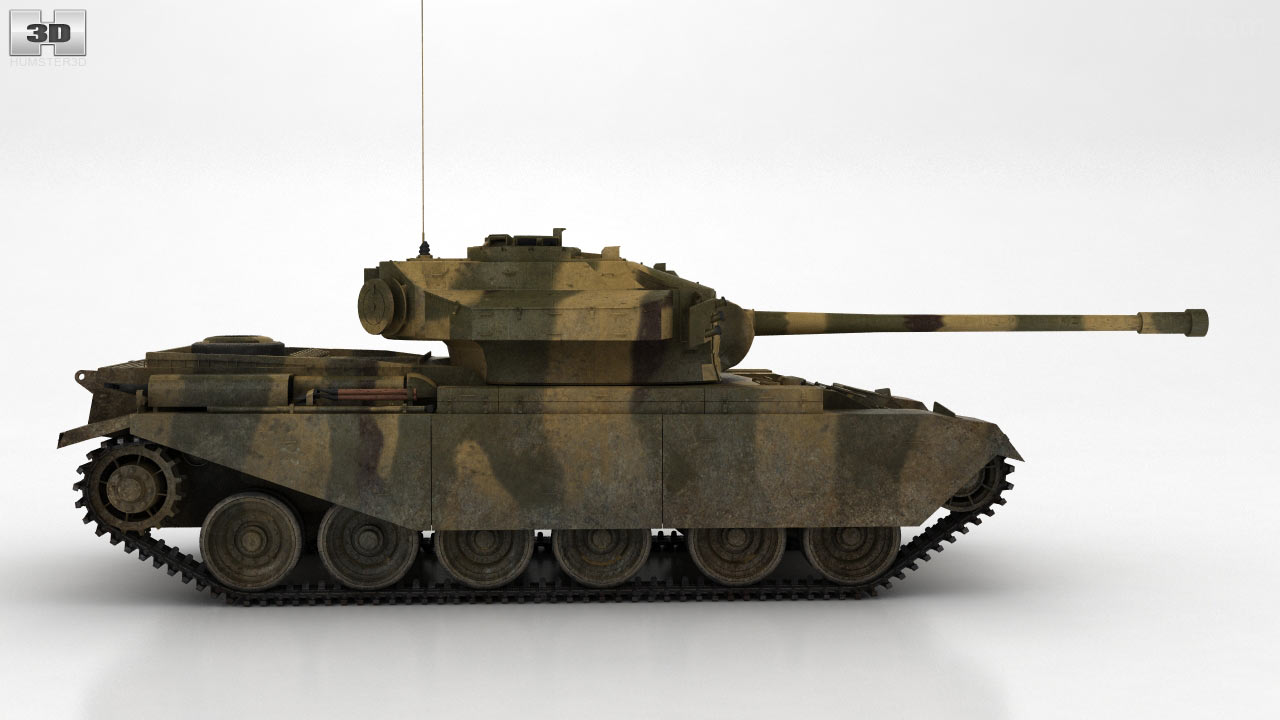 360 view of Centurion Tank 3D model - Hum3D store