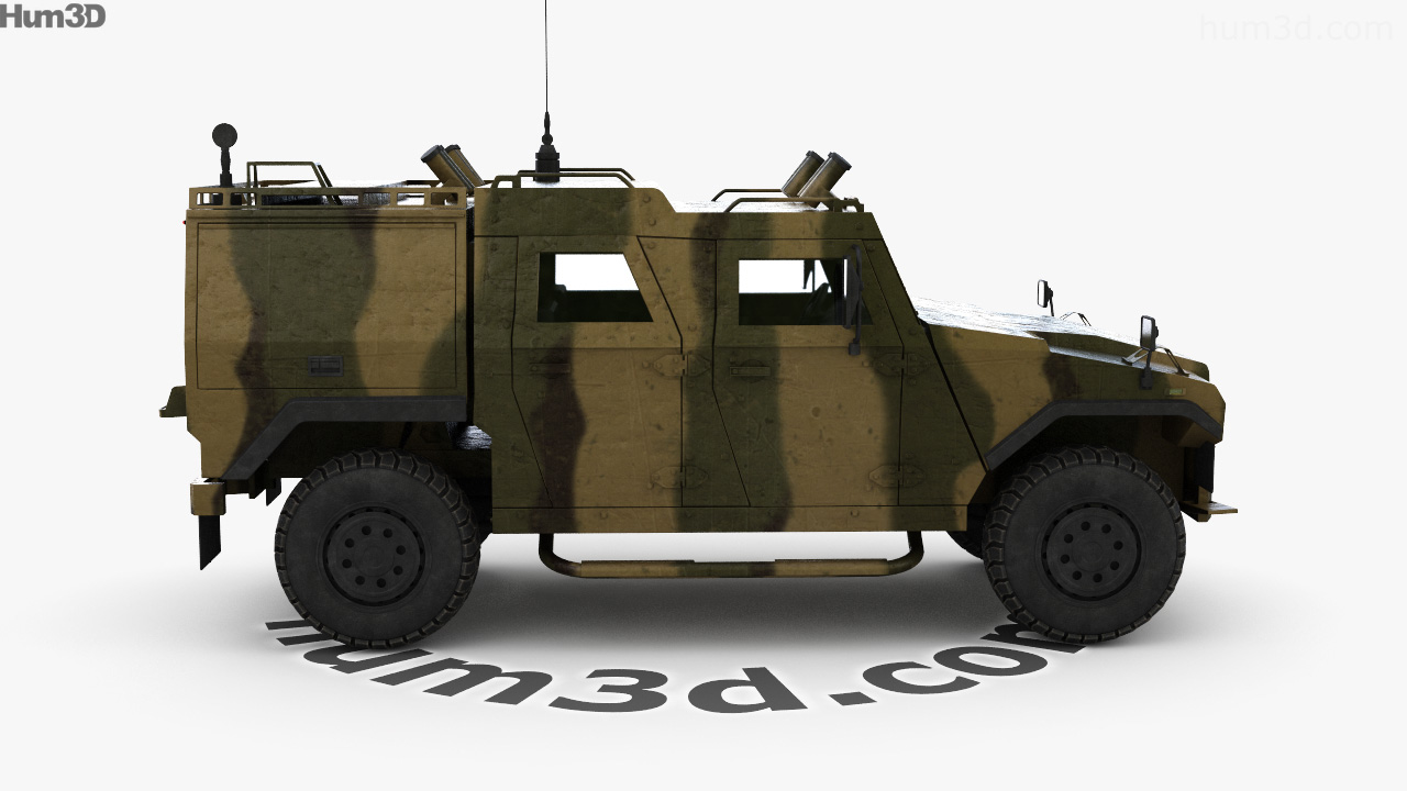 360 view of MOWAG Eagle 3D model - Hum3D store
