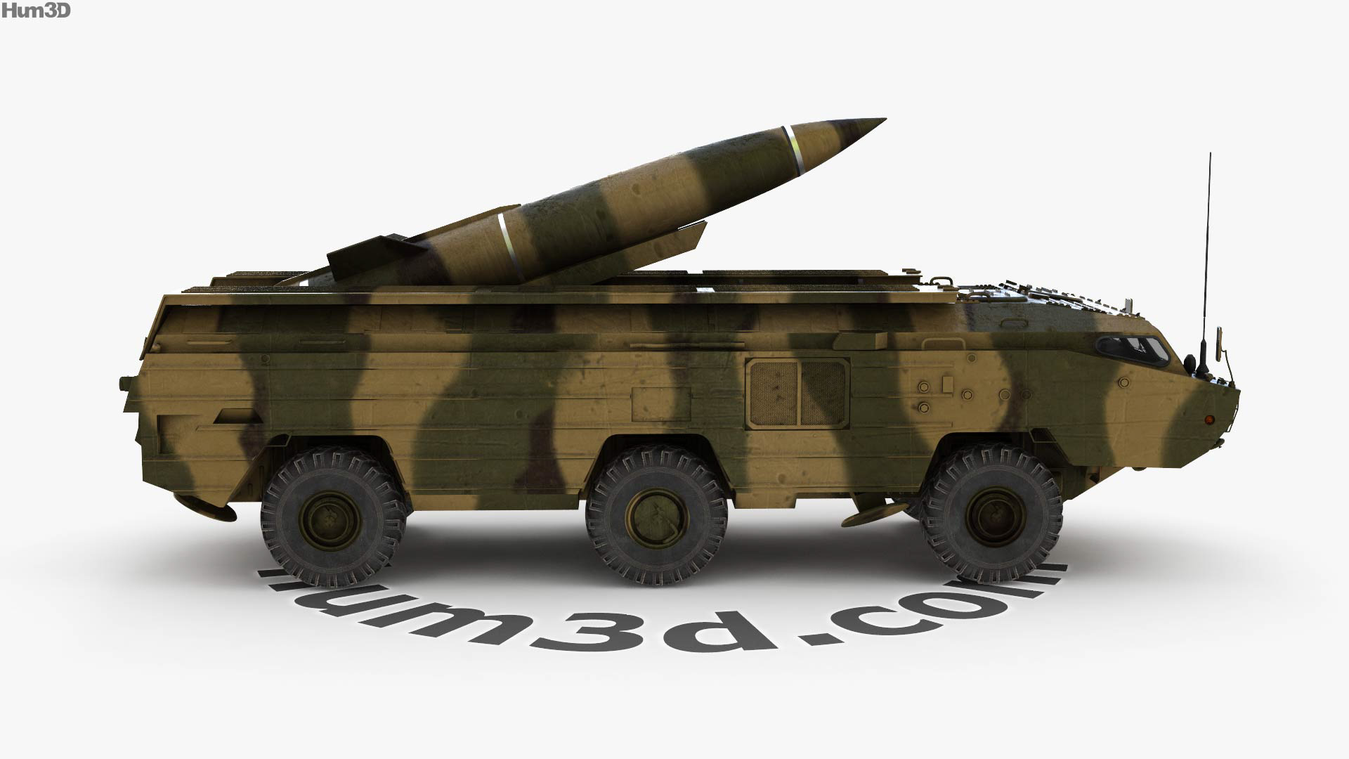 Vista 360 del modelo 3D de OTR-21 Tochka - Tienda Hum3D