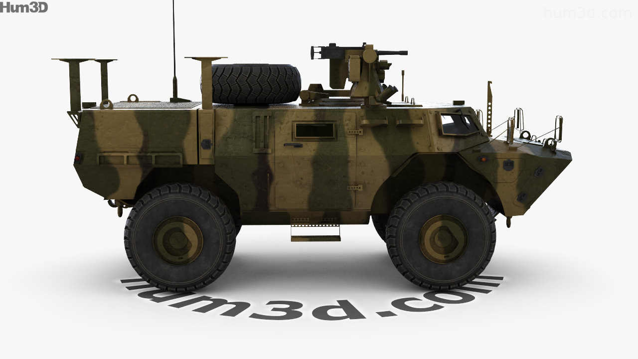 360 view of Textron Tactical Armoured Patrol Vehicle 3D model - Hum3D store