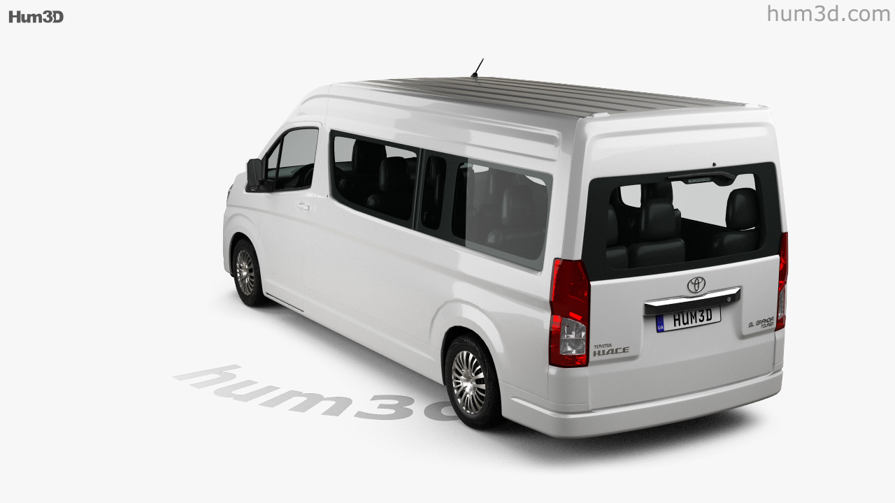 360 View Of Toyota Hiace Passenger Van L1H1 Deluxe 2022 3D, 56% OFF