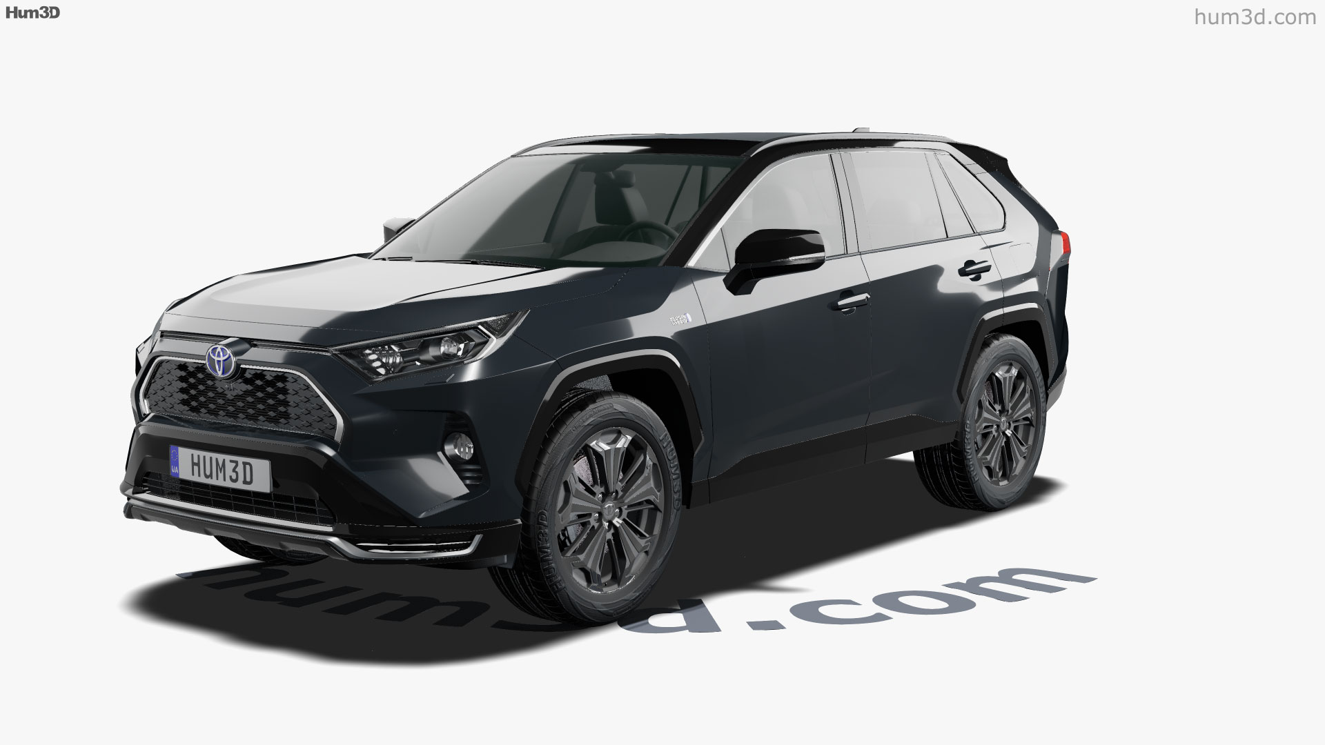 360 view of Toyota RAV4 PHEV 2022 3D model - Hum3D store