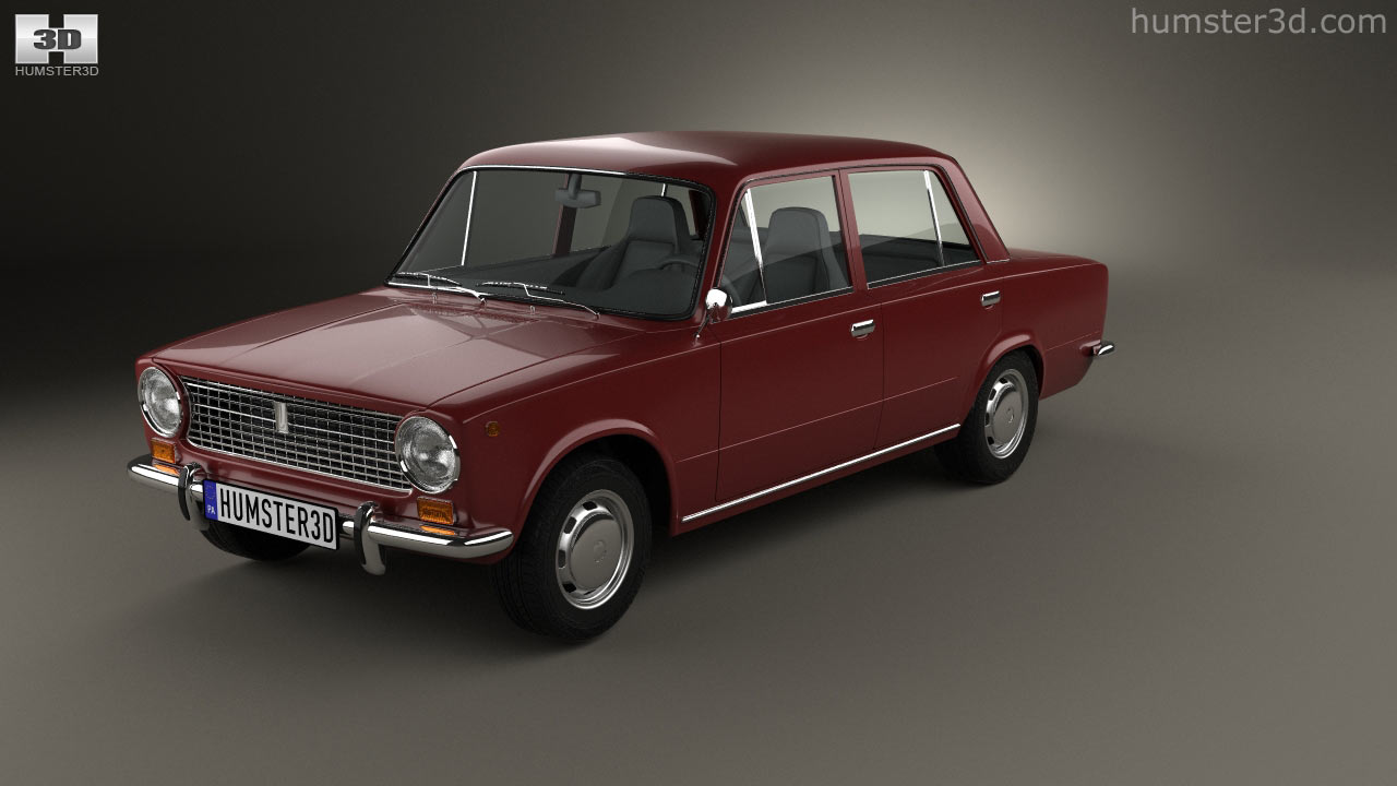 360 view of VAZ Lada 2101 1970 3D model - Hum3D store