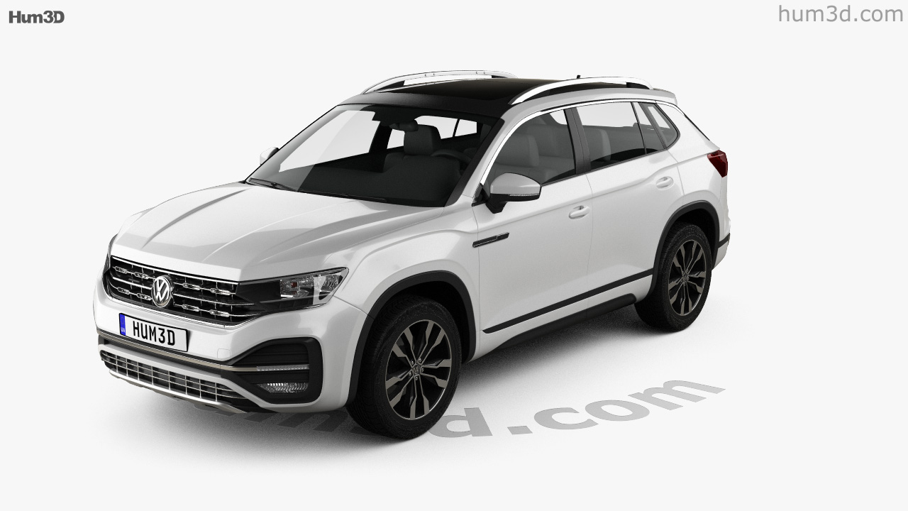 360 view of Volkswagen Tayron R-Line 2022 3D model - Hum3D store