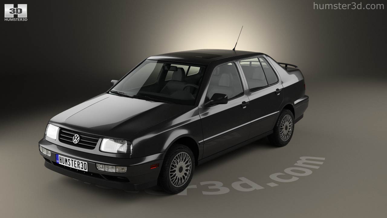 Volkswagen Jetta 1998 3D модель - Круговий огляд 360 градусів - Hum3D